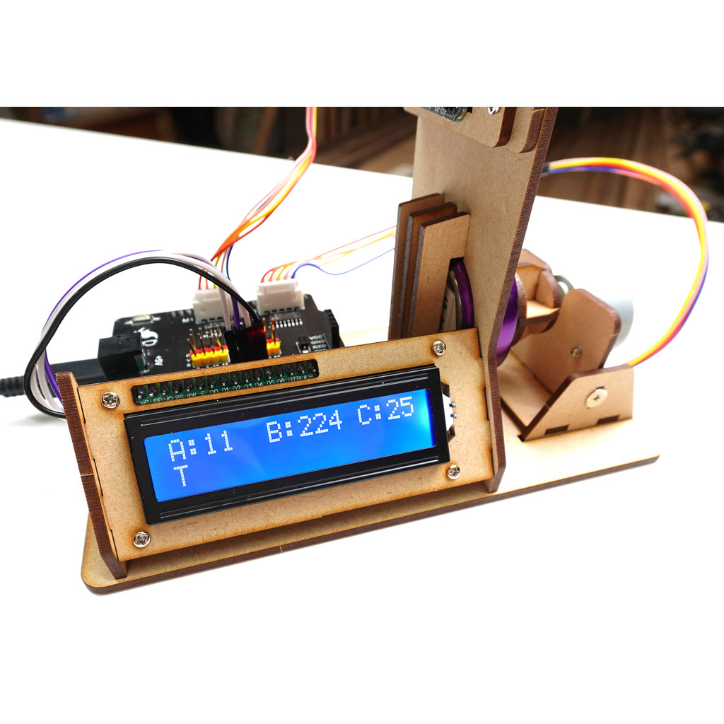 Jual Automatic Unlocking Robot With Lcd Screen Stepper Motor Robot Diy Kit For Arduino