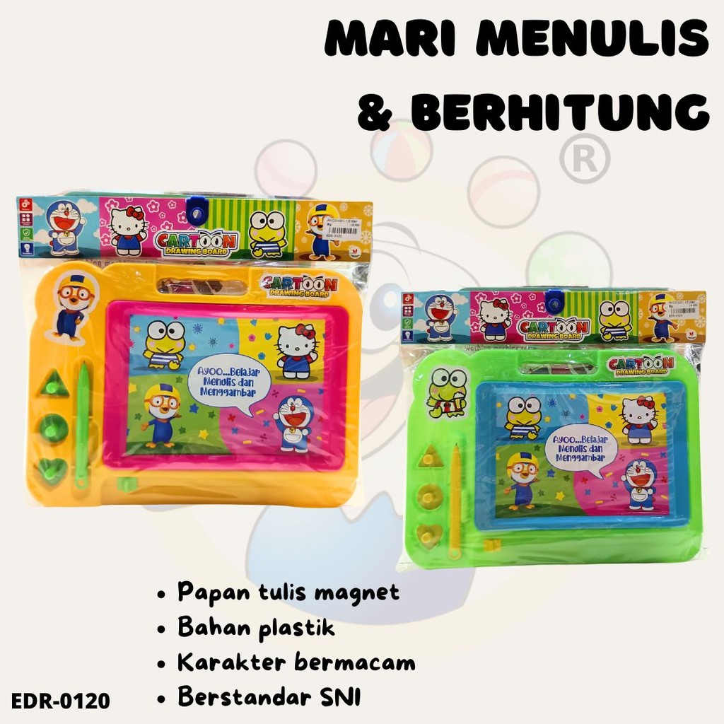 Jual MARI MENULIS DAN BERHITUNG RKC01001/MAINAN ANAK EDUKASI PAPAN ...