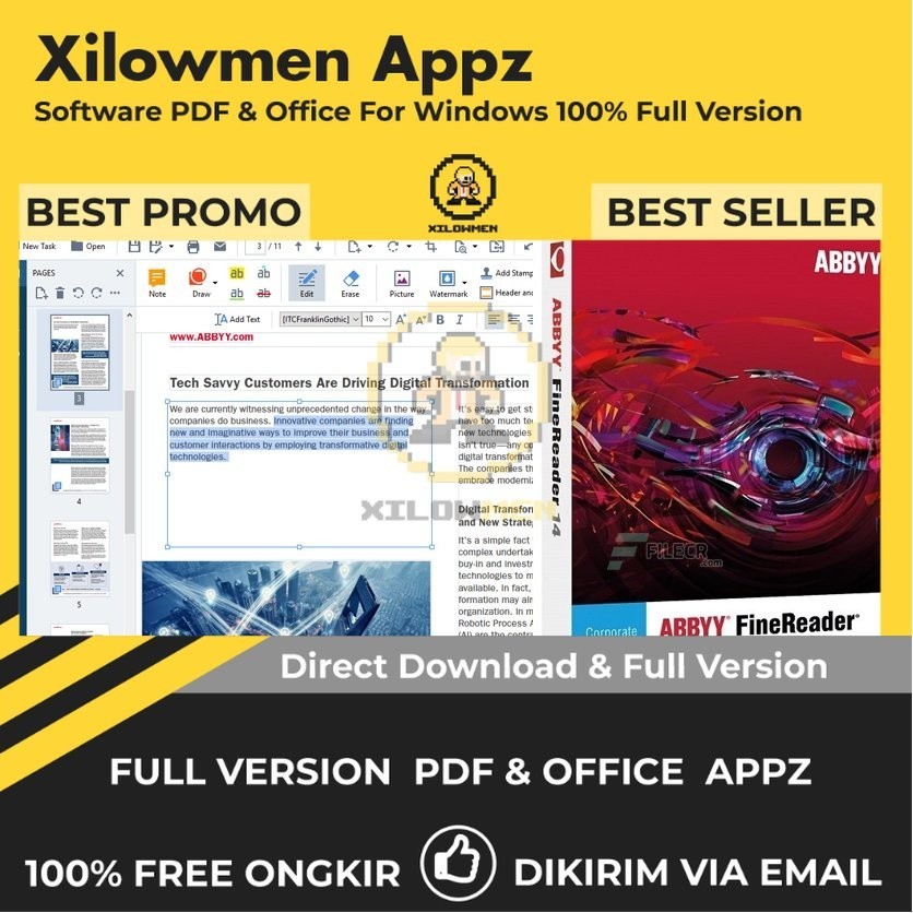 Jual [Full Version] ABBYY FineReader Pro PDF Lifetime Win OS - Solusi ...