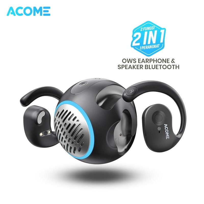 Jual ACOME 2 in 1 Earphone and Speaker Bluetooth 5.4 Low Latency 45ms ...