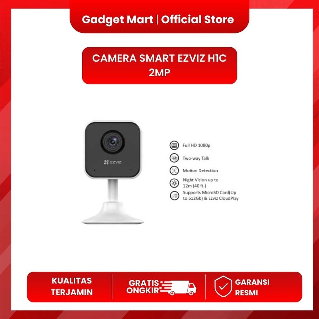 Jual CAMERA SMART EZVIZ H1C 2MP | Shopee Indonesia