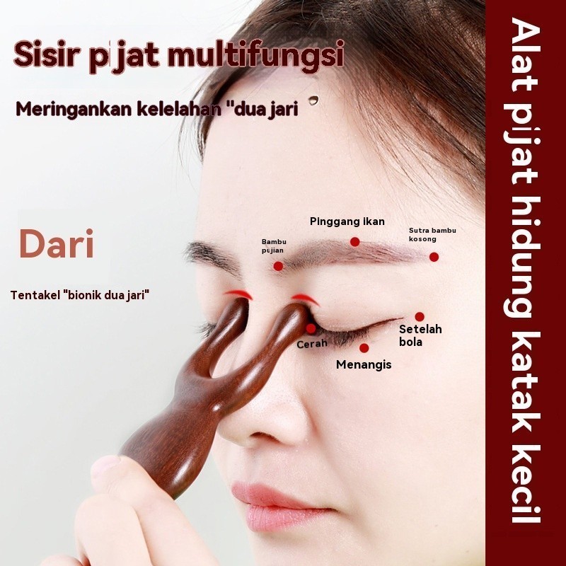 Jual Pijat Cendana Alat Pijat Refleksi Sisir Kayu Anti Statis Massage ...