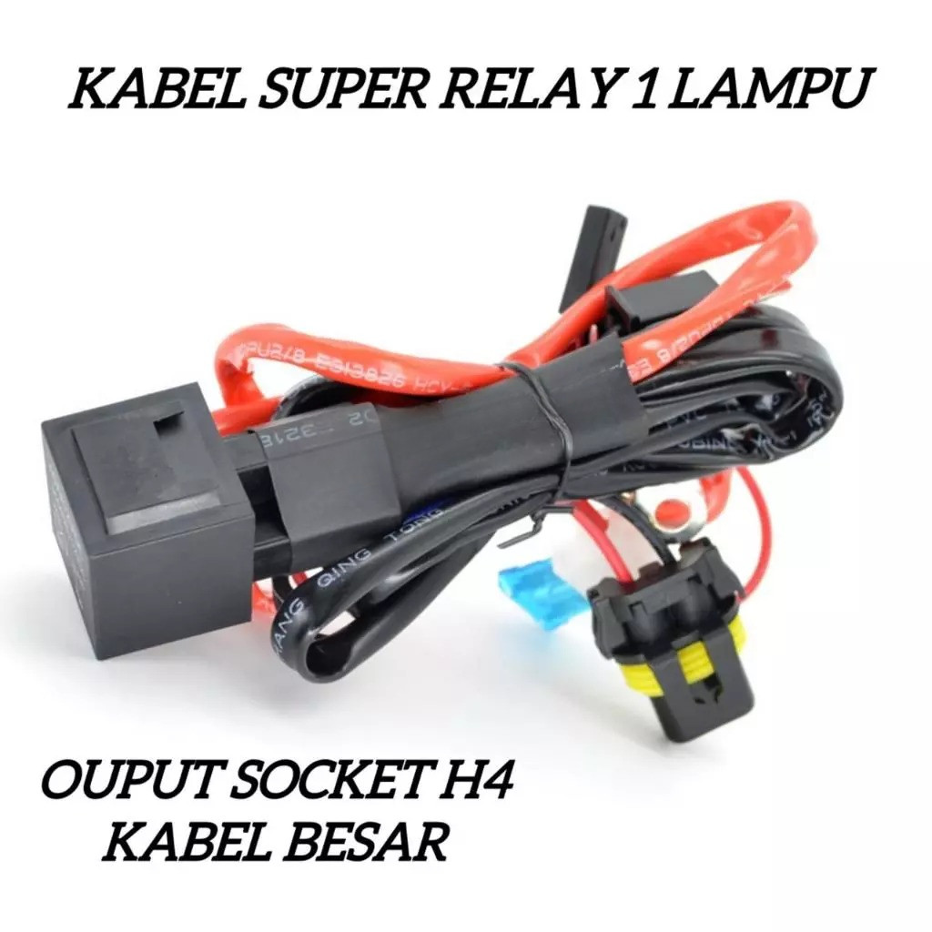 Jual Kabel Super Relay Set Biled Lampu Proyektor Dan Relay Hid Output ...