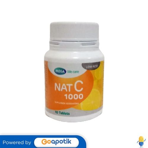 Jual Mega We Care Nat C 1000 Botol 10 Tablet | Shopee Indonesia