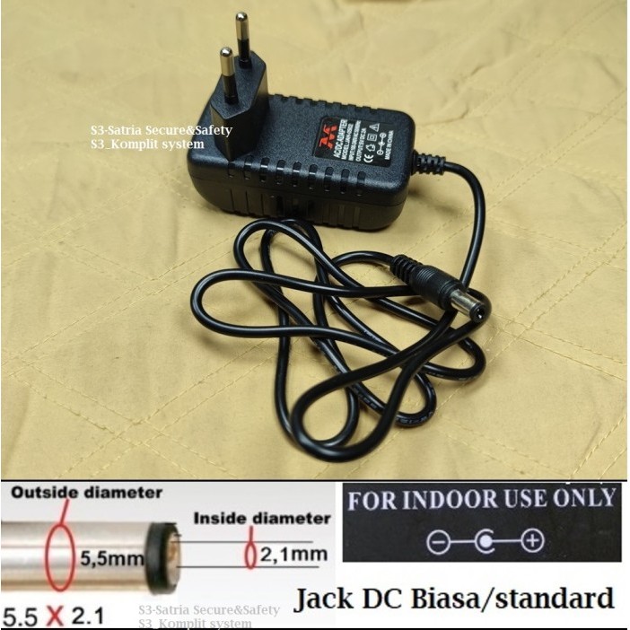 Jual ac/dc adapter 5vdc 5v 2a adaptor M VM 5vol 5 V power dc tv box ...