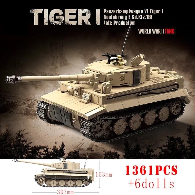 Jual Military WW2 Tiger I Heavy Tank Building Blocks KV-2 Panther Tanks ...