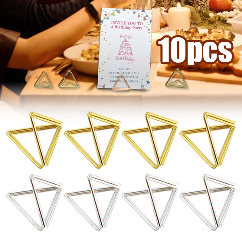 Jual 【BARANG SPOT】10pcs/set Table Menu Stand Card Holder Price Name Tag ...