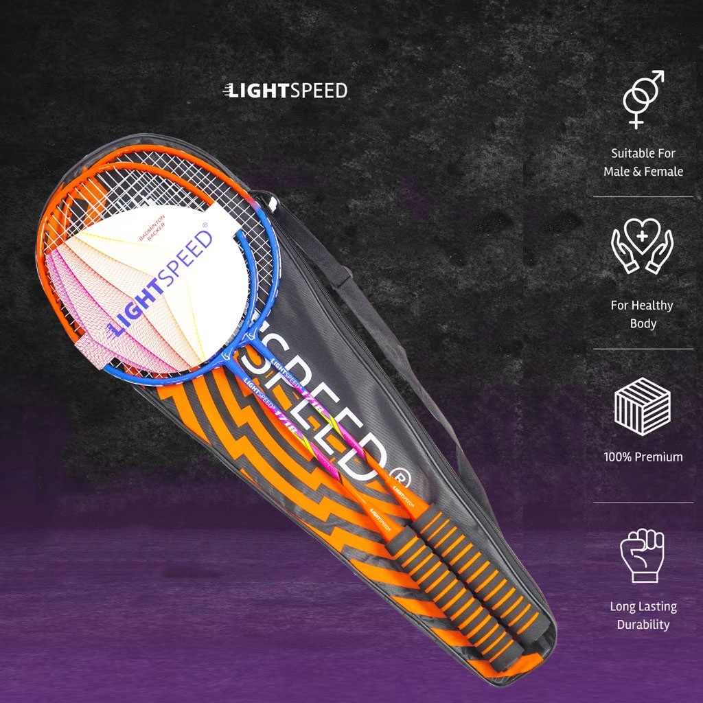 Jual EG56T LIGHTSPEED BADMINTON RAKET 1718 / RAKET BADMINTON / RAKET ...