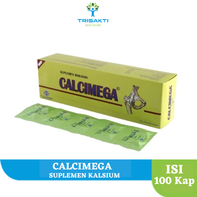 Jual Calcimega 10 Strip isi 100 kapsul Suplemen Ibu Hamil Menyusui ...