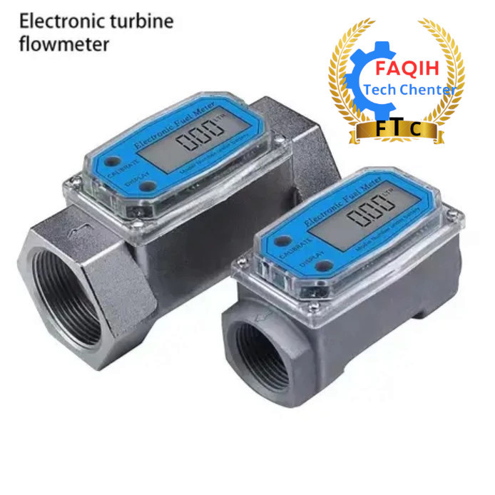 Jual Water Flow Meter 3 Inch Turbine Digital 3" Inci Liquid Solar NPT ...