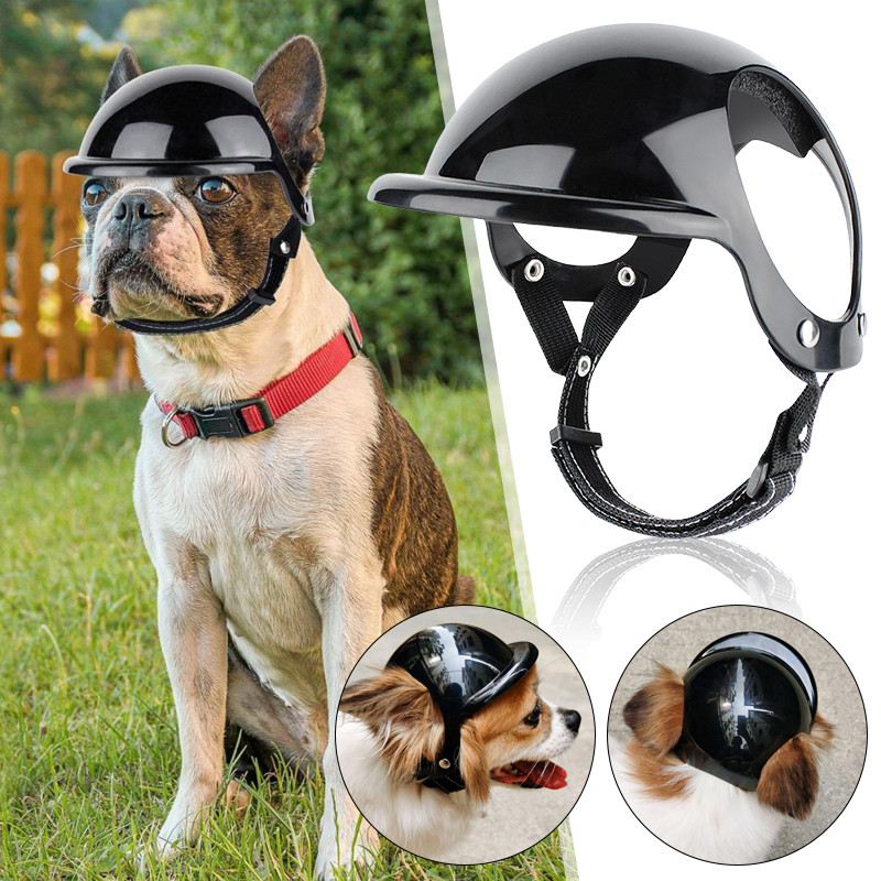 Jual Small Pet Dog Helmet With Ear Hole Motorcycle Dog Helmet Multi ...