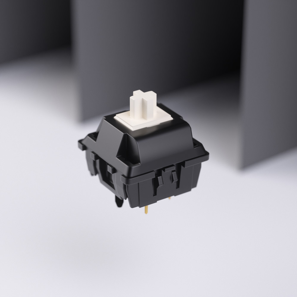 Jual Yongqiu BCP Hitam Keyboard Switch 5Pin Linear Pra-Lubed Switch POM ...