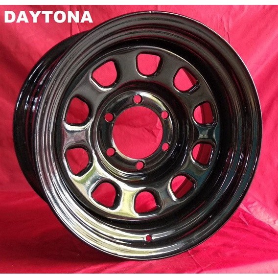 Jual 4pcs Velg Besi Daytona 14x6.0 6H 139.7 et0 Ring 14 R14 lobang 6 ...