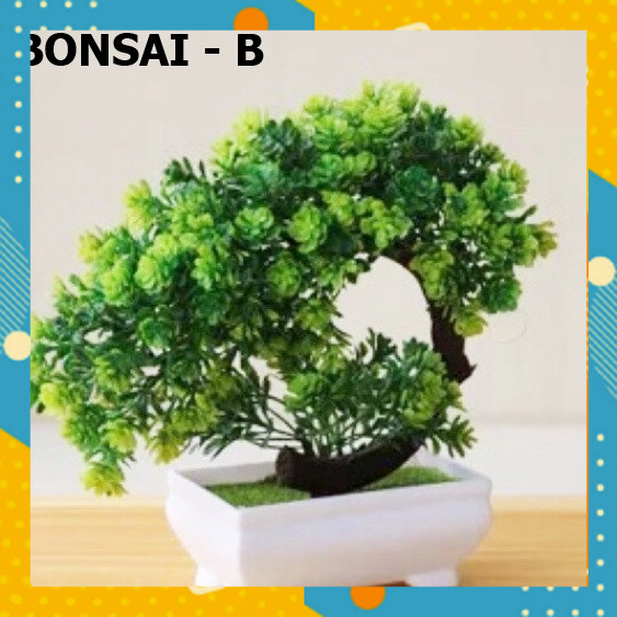 Jual Ornamen Tanaman Hias Plastik Bonsai BULAN SABIT Bunga Pohon ...