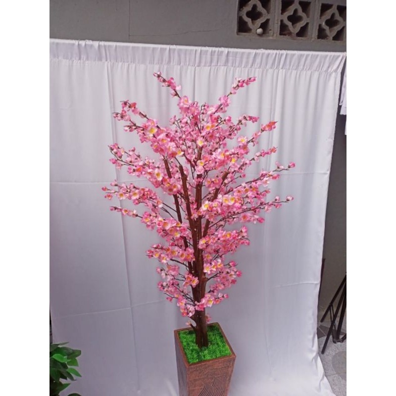 Jual Bunga sakura Imlek 170cm- sakura plastik- pohon sakura- pohon ...