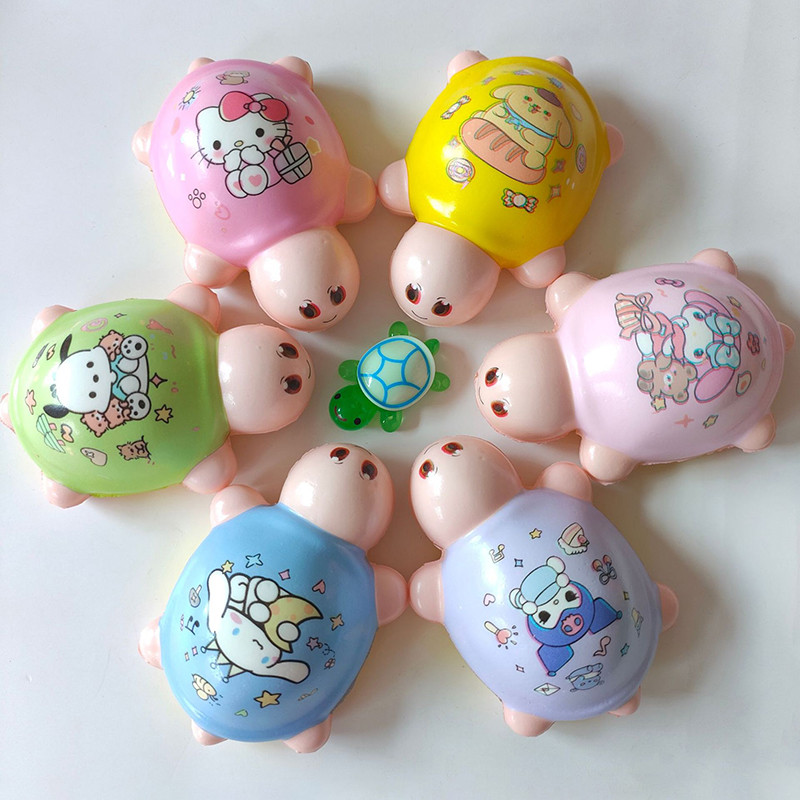 Jual Sanrio Hello Kitty Turtle Squishy Fidget Toy Creative Slow Rebound ...