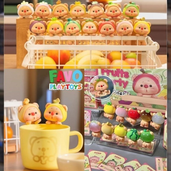 Jual JOTOYS x OYO HIPPERS Fruits Party Series Decorative Mini Figures ...