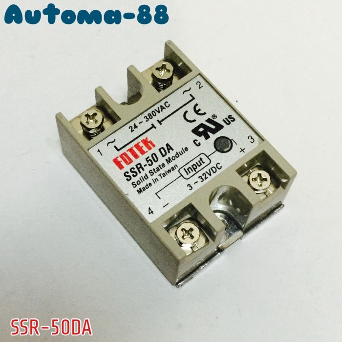 Jual GG88 FOTEK SSR-50DA SSR50-DA Solid State Relay 50A Made in Taiwan SSR50DA | Shopee Indonesia