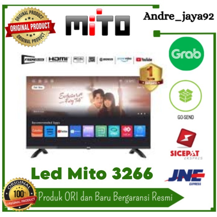 Jual Smart LED TV Mito 32 Inch - OS Coolita 2.1 - HD Ready 3266 ...