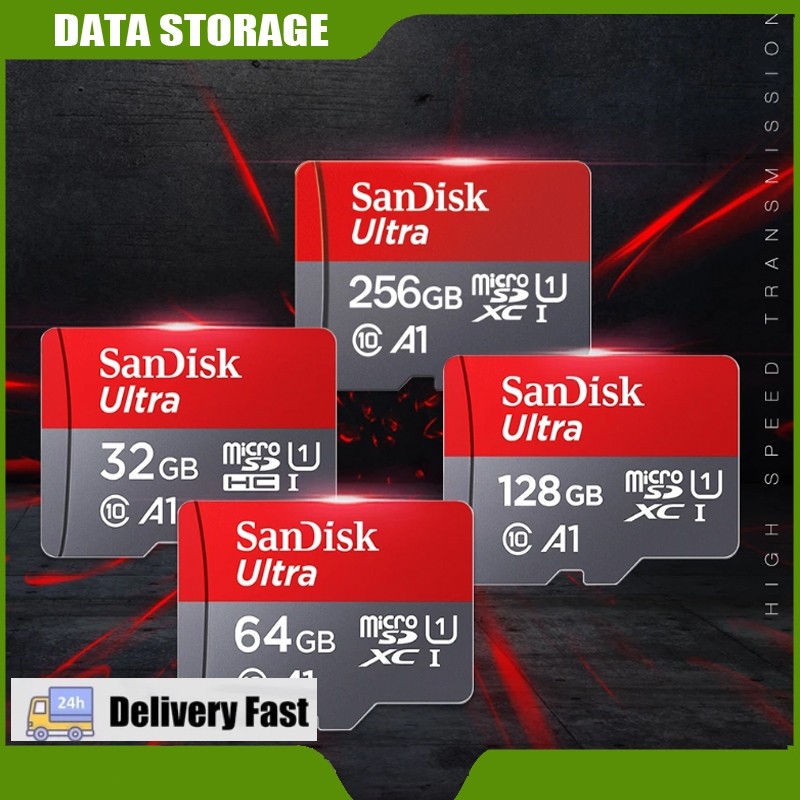 Jual Memory Card 256GB 128GB 64GB 32GB TF micro sd card Class 10 UHS-1 ...