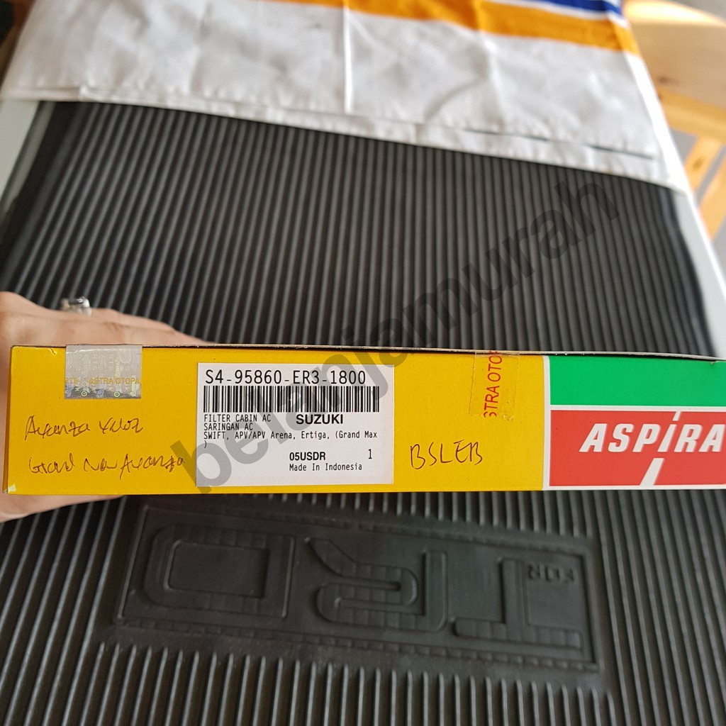 Jual Filter / Saringan AC Avanza All New/ Veloz ASPIRA ORI 100% ...