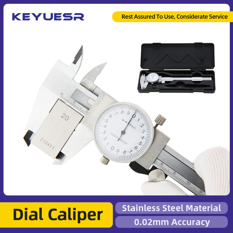 Jual Vernier Caliper With Meter Dial Calipers Metal gauge Micrometer ...