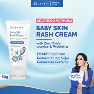 Jual Gently Baby Skin Rash Cream 50gr Krim Anti Ruam Krim Popok ...