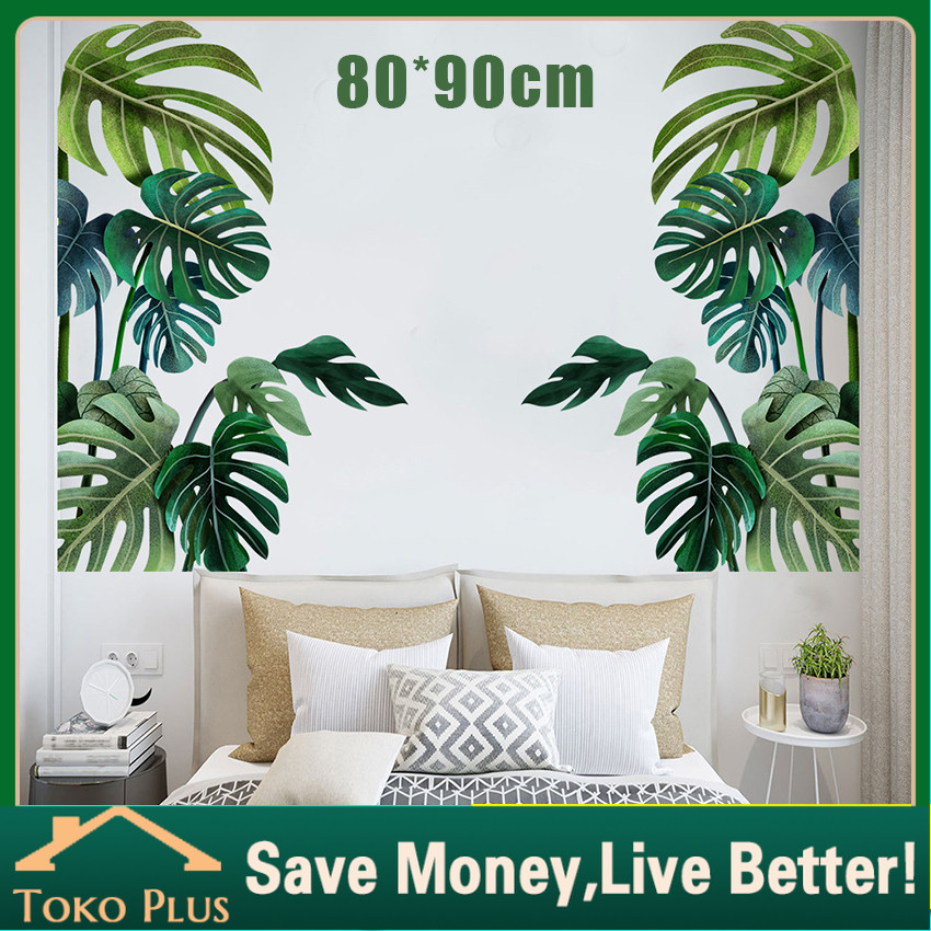 Jual Palm Leaves Tropical Wallpaper Dinding Dekorasi Ruangan Sticker ...