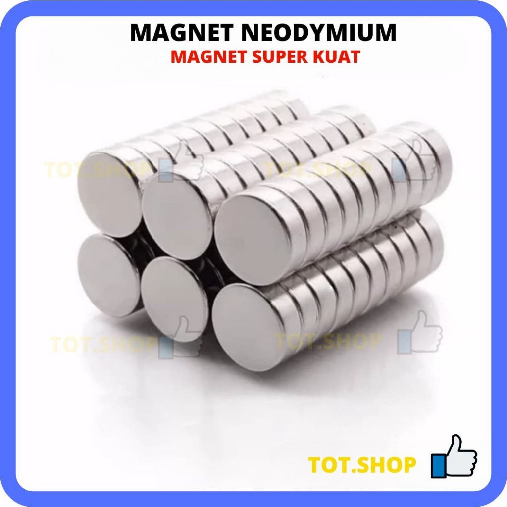 Jual Kecil - MAGNET NEODYMIUM Super Kuat Strong Magnet Bulat | Shopee ...