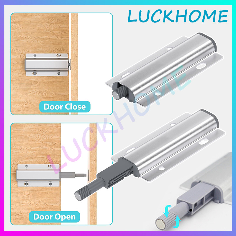 Jual TO Tip-On Push to Open Plat Kotak-Plat Bulat Alumunium Magnet ...