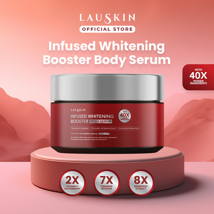 Jual Lauskin Infused Whitening Booster Body Serum 11X Active Whitening ...
