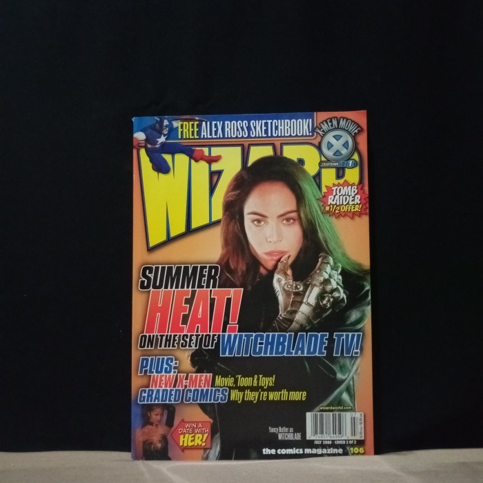 Jual WIZARD 106 THE COMIC MAGAZINE WITCHBLADE TV X-MAN MOVIE PHOTOS ...