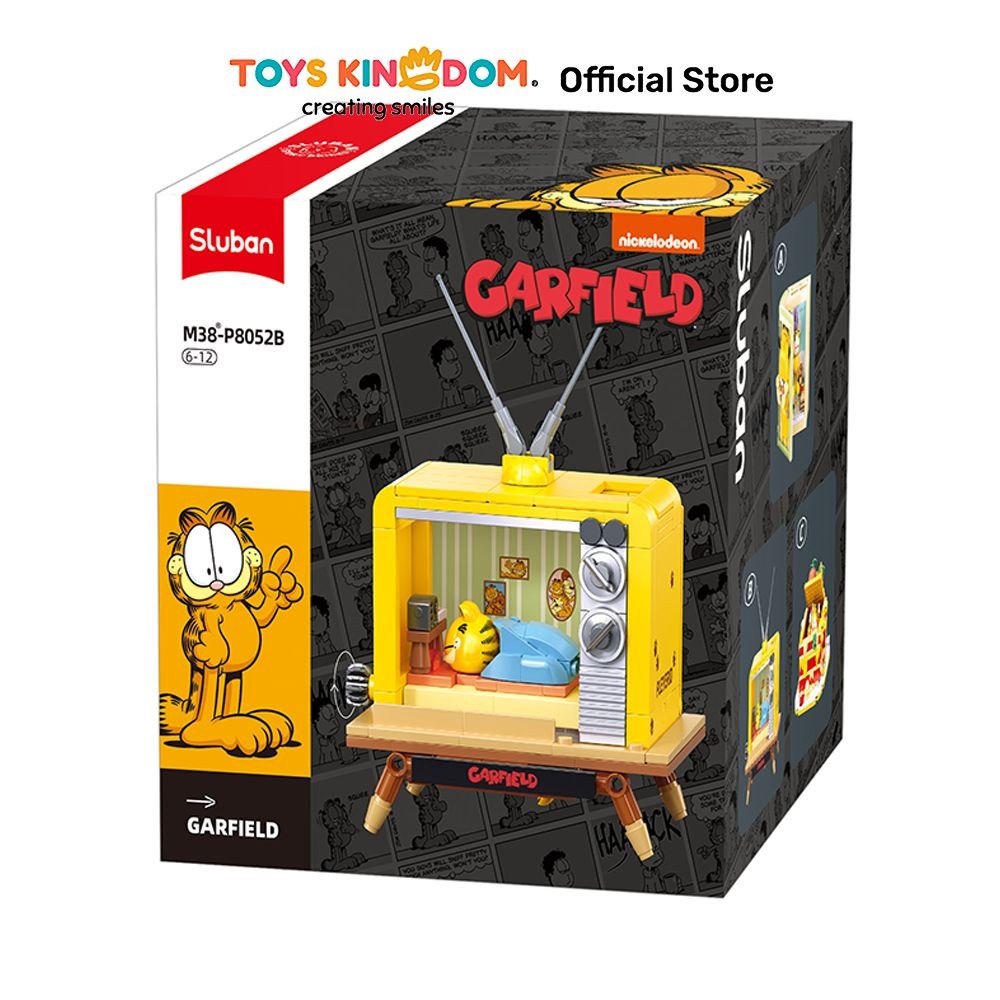 Jual Toys Kingdom Sluban Garfield Tv Kids Toy Toys Block Bricks Set ...