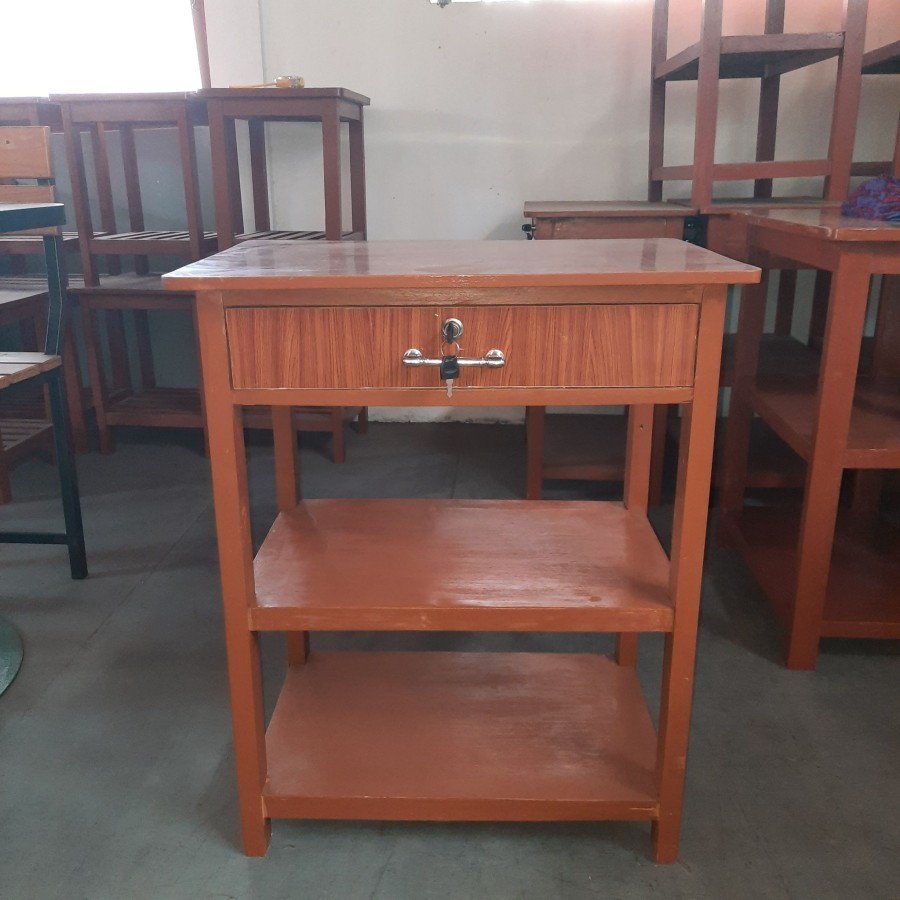 Jual Meja Dapur / Meja Etalase / Meja Serbaguna 2 Susun + Laci ...