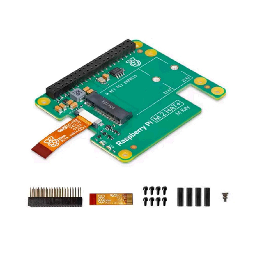Jual Original Raspberry Pi 5 PI 5 M.2 HAT+ Gen2 Gen3 NVME M.2 SSD 2230/ ...