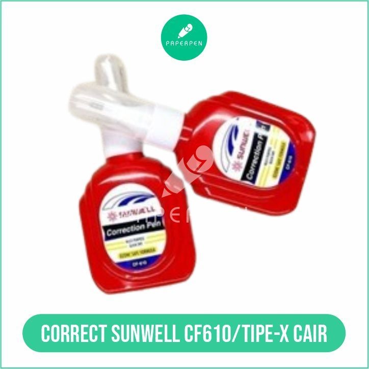 Jual (PRO_ATK) Correct Sunwell Cf610/Tipe-X Cair | Shopee Indonesia
