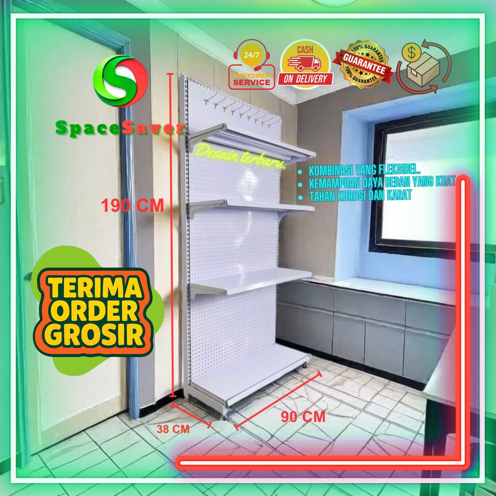 Jual SpaceSaver - 100% Baja Rak Multi-Susun Rak Pajangan Fotokopi ...