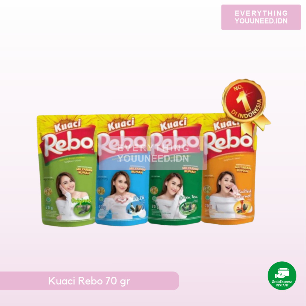 Jual Kuaci Rebo 70 Gram All Varian | Shopee Indonesia