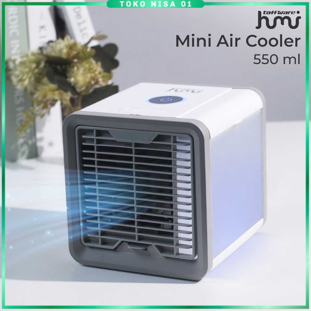Jual Taffware HUMI Air Cooler Mini Fan AC LED Kipas Penyejuk Ruangan 550ml - AA-MC4 | Shopee ...