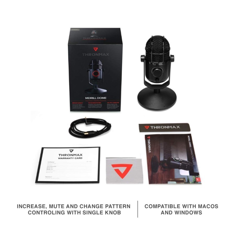 Jual Thronmax Mdrill Zero Jet M3 M-3 Microphone Multi Platform Mic 2 ...