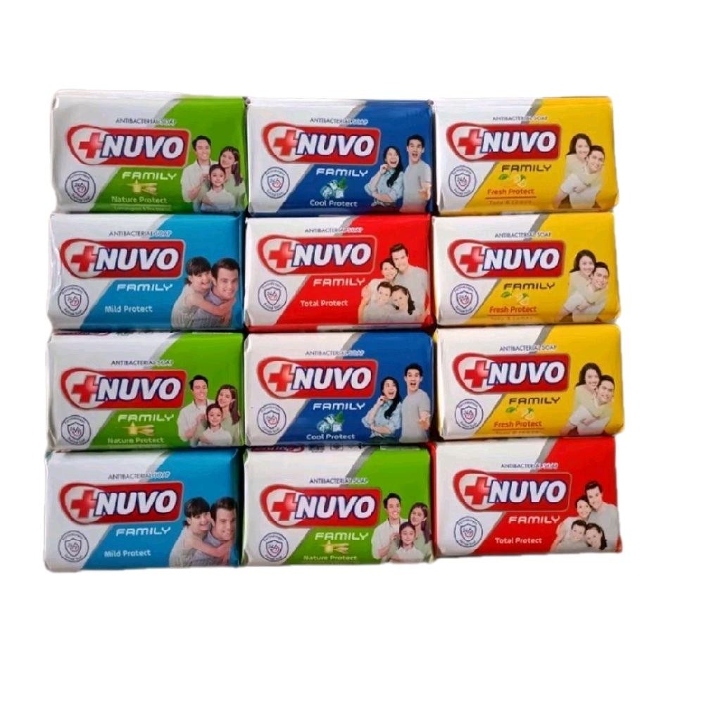 Jual ( 6 PCS ) SABUN NUVO FAMILY BAR SOAP VARIAN RANDOM KEMASAN 72 gr | Shopee Indonesia