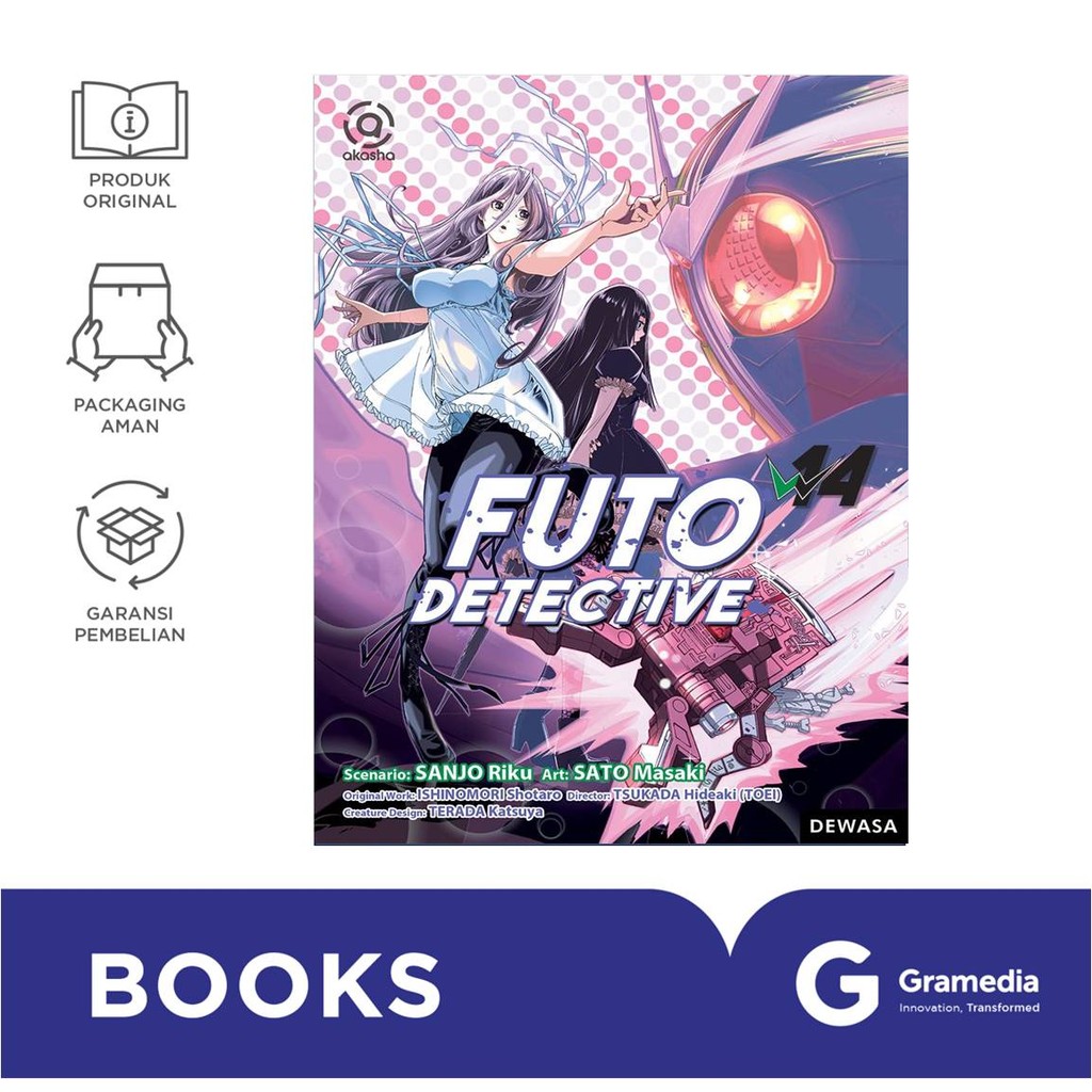 Jual Akasha : Futo Detective 14 (SANJO RIKU/MASAKI SATO) | Shopee Indonesia