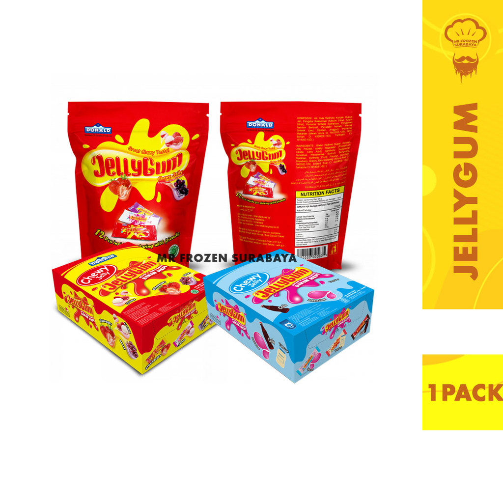 Jual Donald Jelly Gum (1 pack isi 24 pcs) | Shopee Indonesia
