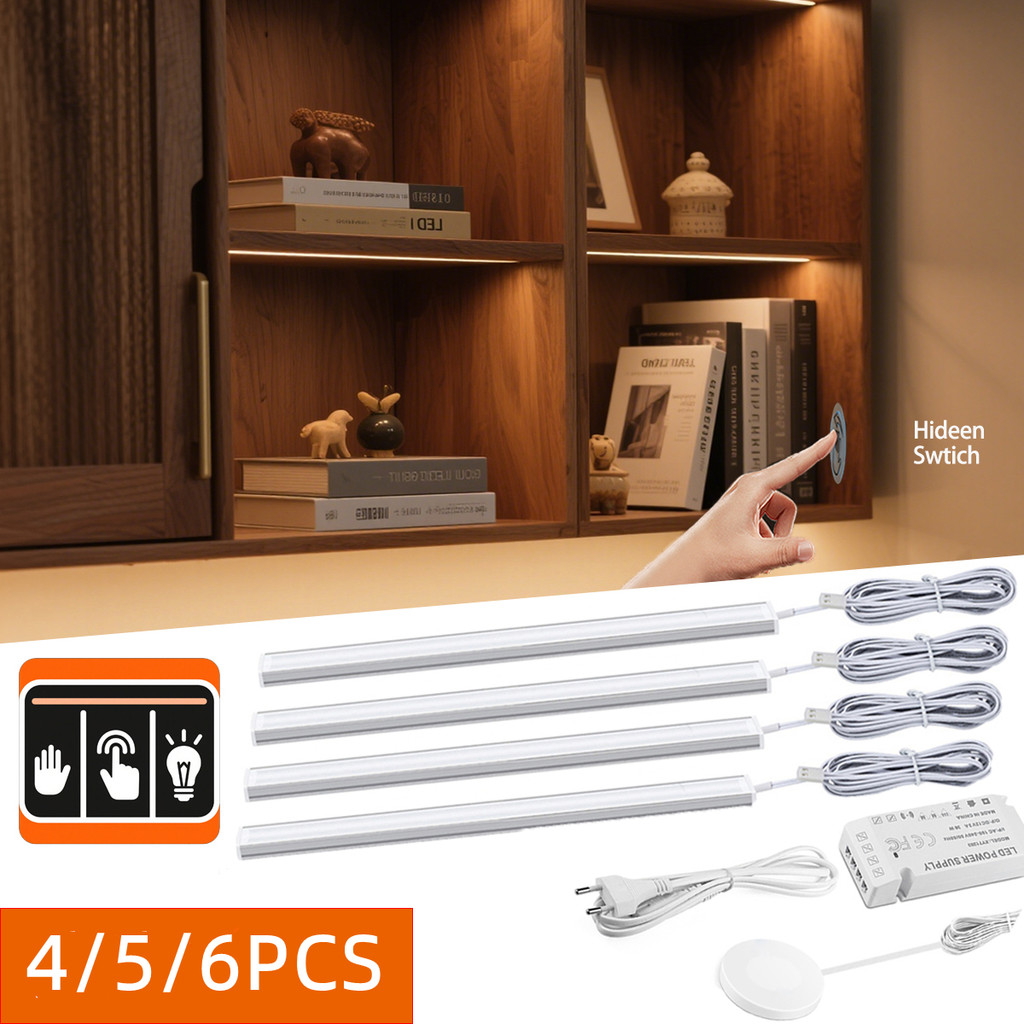 Jual Hand Scan Sensor Closet Light - 4/5/6Pcs Dimmable Hideen ...