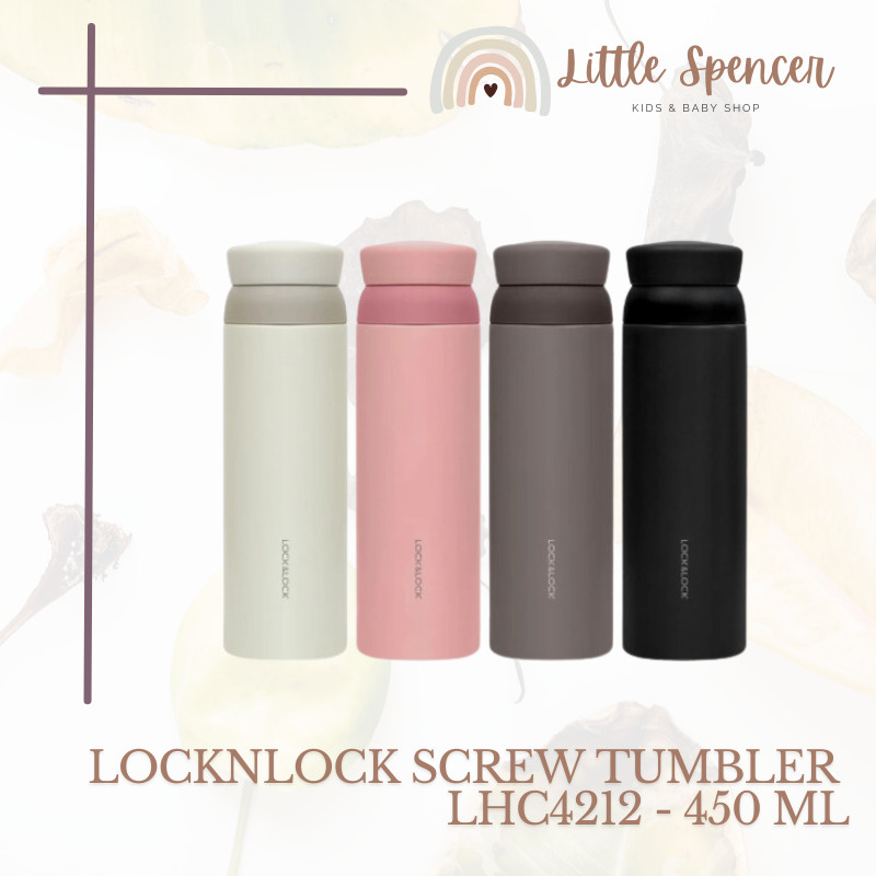 Jual LocknLock Screw Tumbler 450ML - LHC4212 - Termos Air Panas dan ...