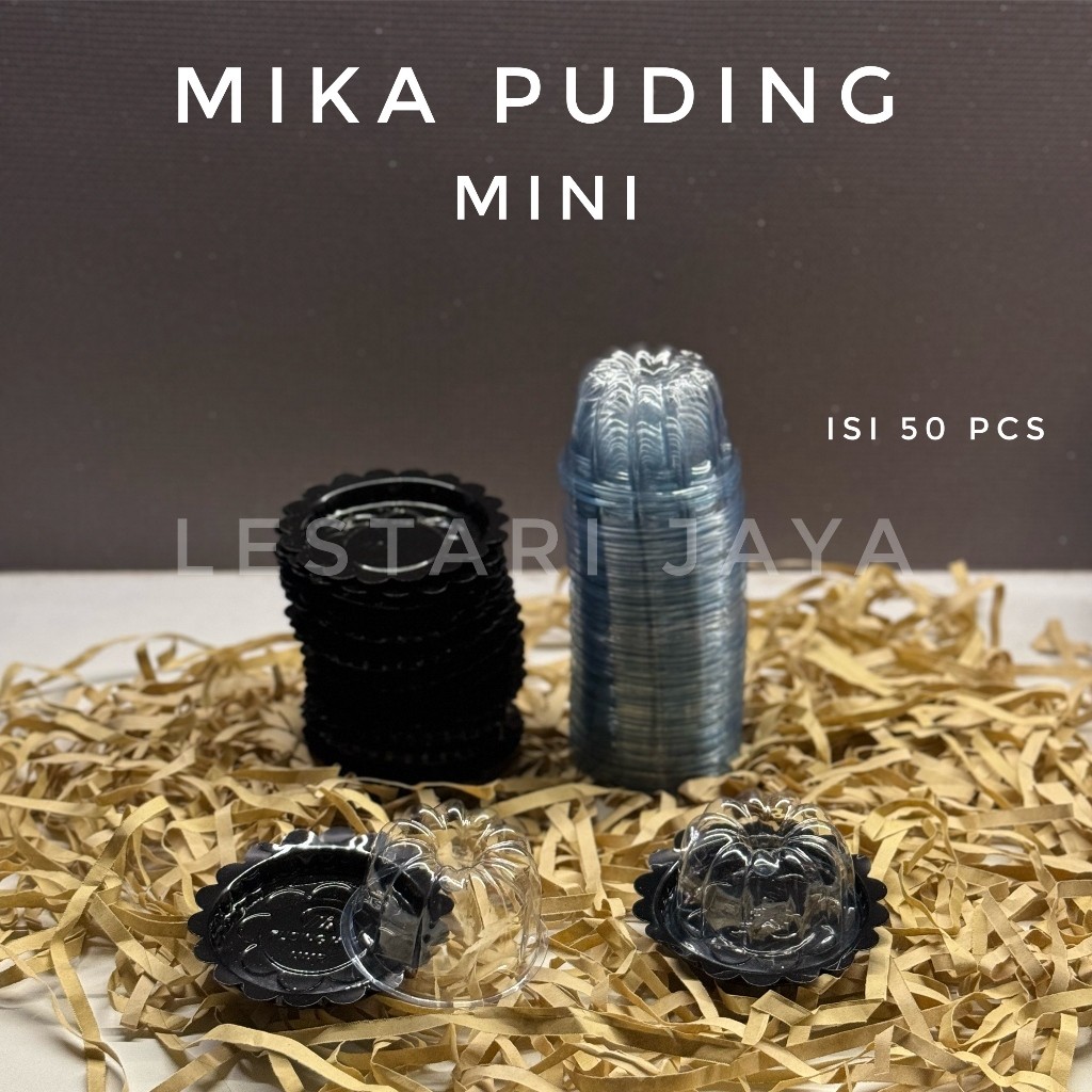 Jual [50 SET] MIKA MINI PUDING / TRAY PUDING MINI / TEMPAT PUDING BULAT ...
