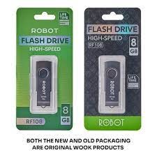 Jual SGB ROBOT FLASHDISK FD FLASH DISK ROTATABLE 32GB 16GB 8GB RF108 ...