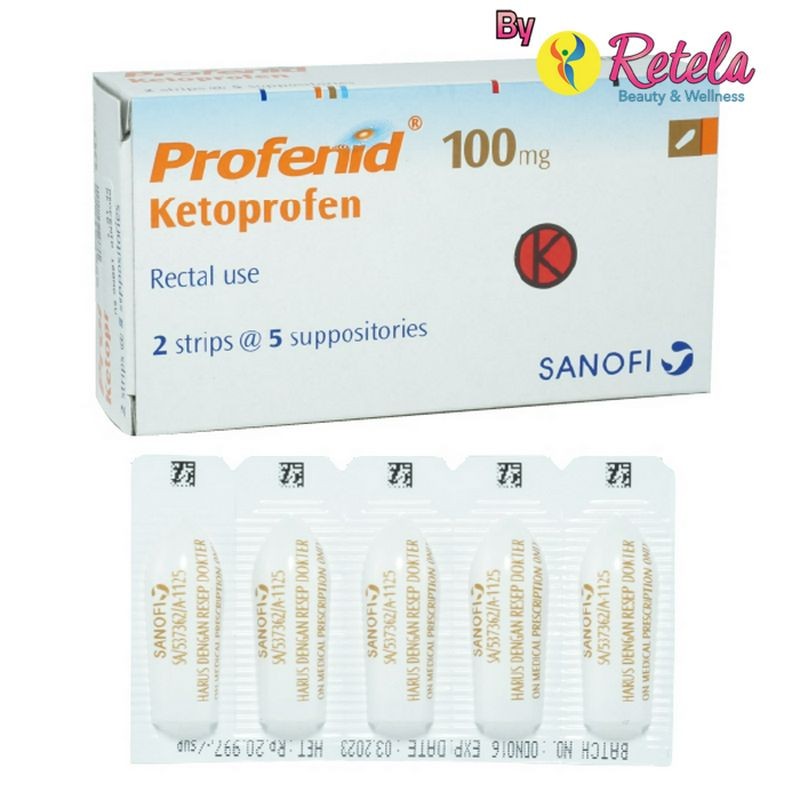 Jual PROFENID 100 MG 5 SUPPOSITORIA | Shopee Indonesia
