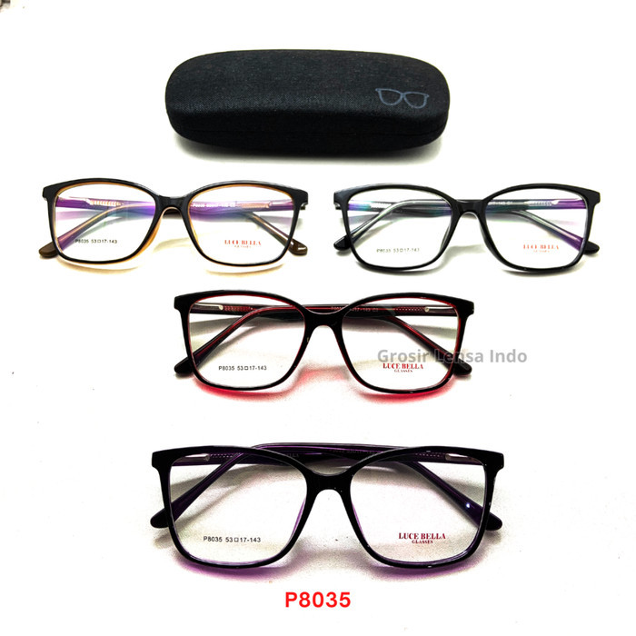 Jual FRAME KACAMATA ORIGINAL LUCE BELLA P8035 SIZE 53 | Shopee Indonesia