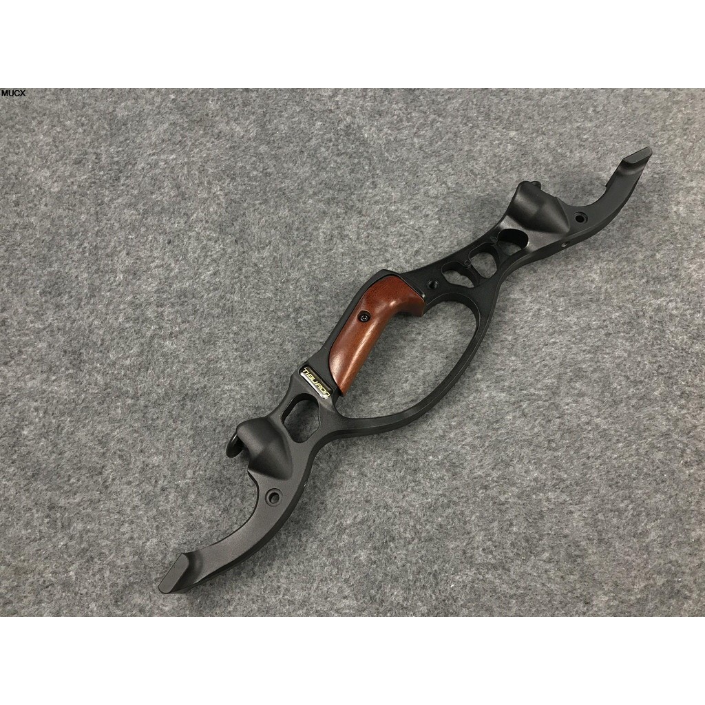 Jual New 21''Aluminum Left Hand Hold The Handle Recurve Bow Riser Metal ...